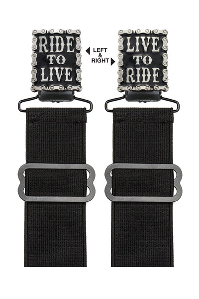 LIVE TO RIDE, RIDE TO LIVE Boot Stirrup Set – Hair Glove