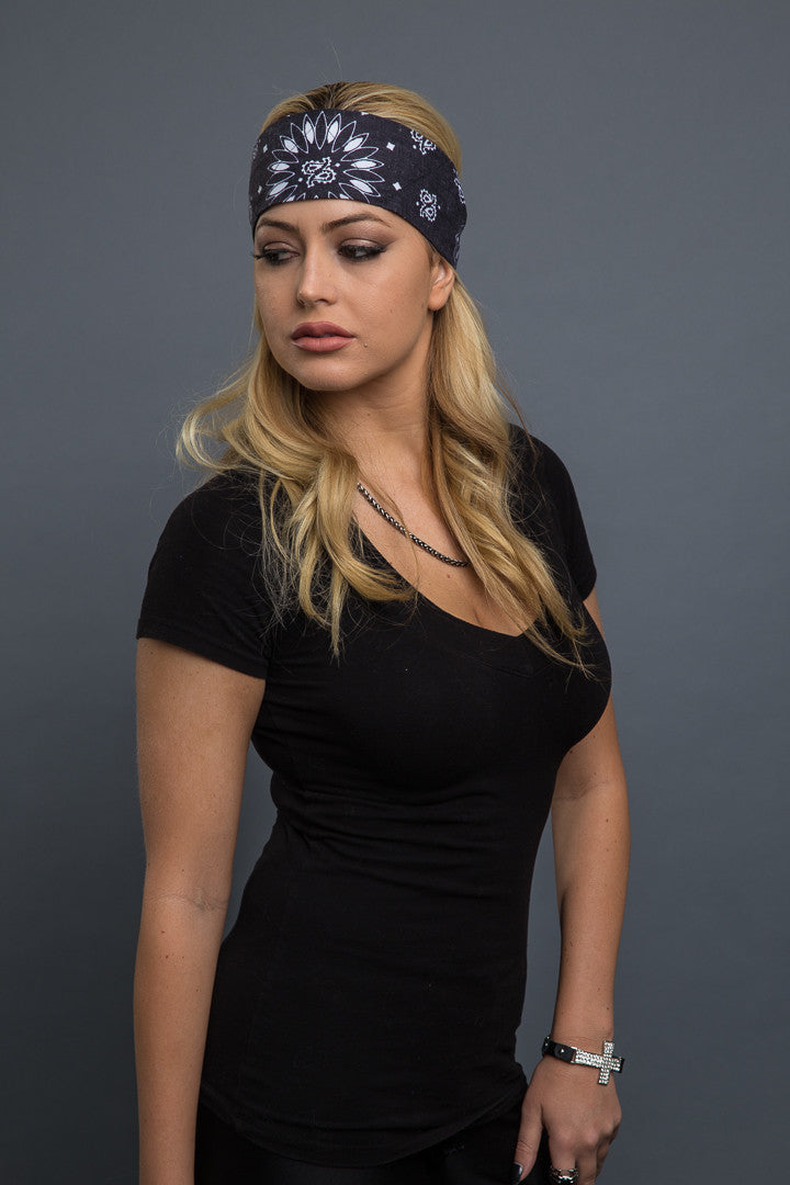 Faded Black Classic Paisley EZ Dana – Hair Glove